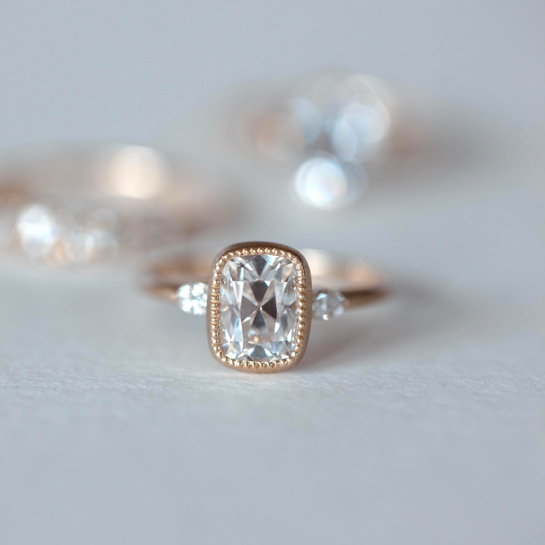 Adelaide | Antique Inspired Moissanite Engagement Ring | Luz Made – Luz ...