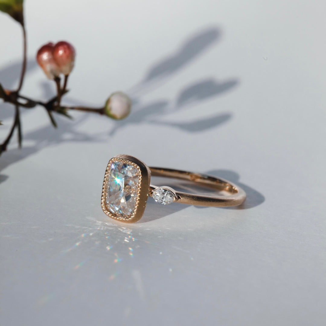 Adelaide Antique Inspired Engagement Ring – Luz Made Jewelry